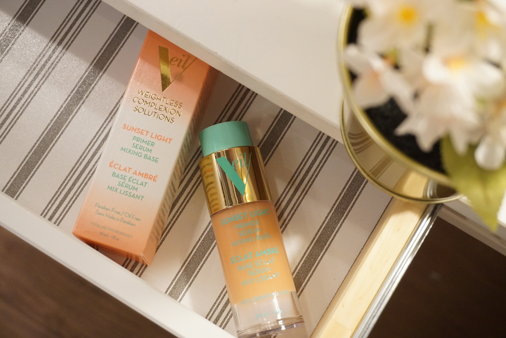 無害化妝品：三合一水潤打底霜 ⑅୨୧⑅ Veil The Sunset Light Primer : BeautySearch